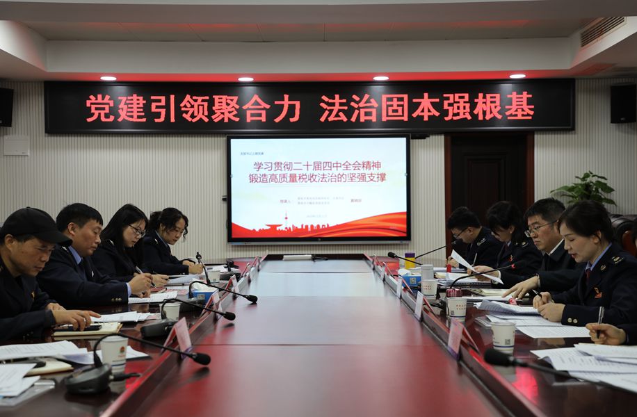 铸牢法治之基 践行为民之责——娄底市税务局法制科党支部以联学共建深化党业融合实践-湖南机关党建网